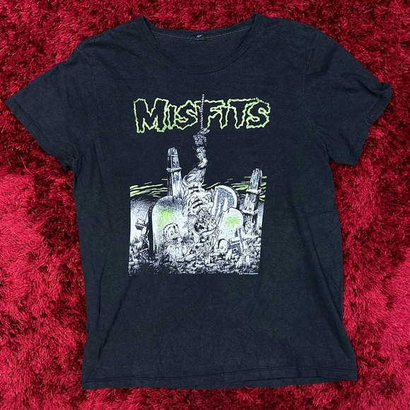 Band Tee | Shirts | Misfits Merch Tour Album Art Shirt Black Medium ...